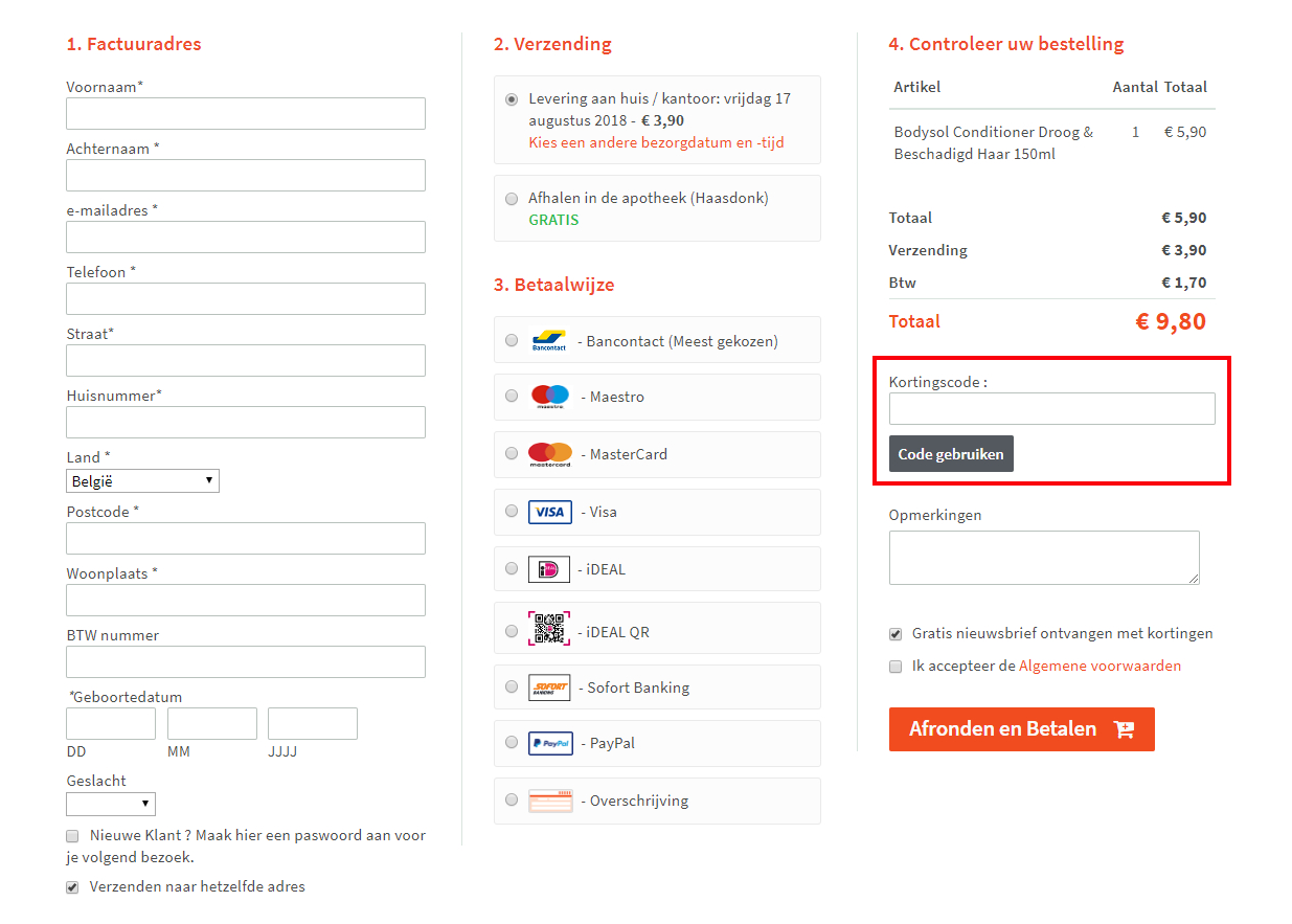 5% 24pharma kortingscode (België) - korting in april 2021